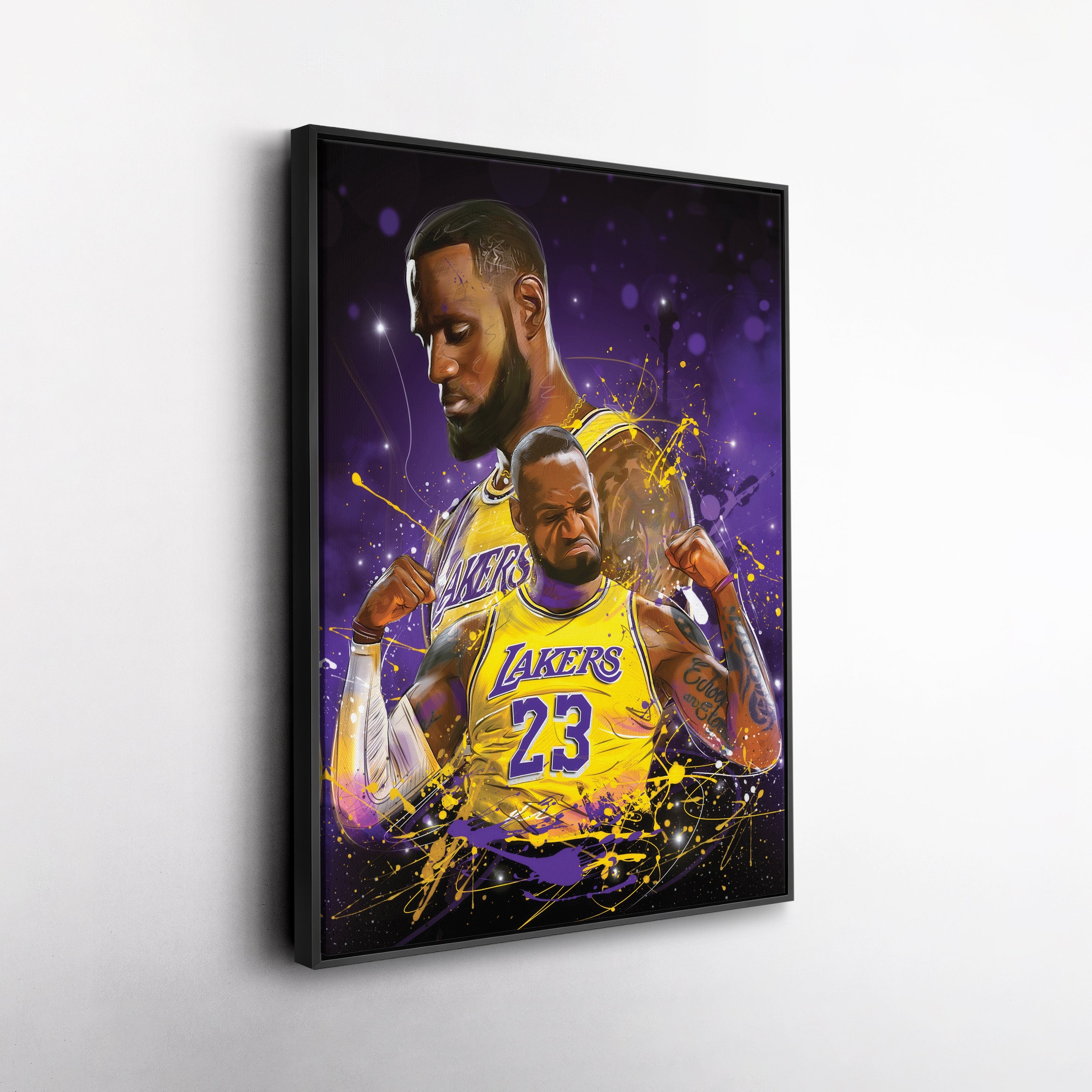 Buy LeBron James Lakers Canvas NBA Wall Art on Modells.com – Modell's ...